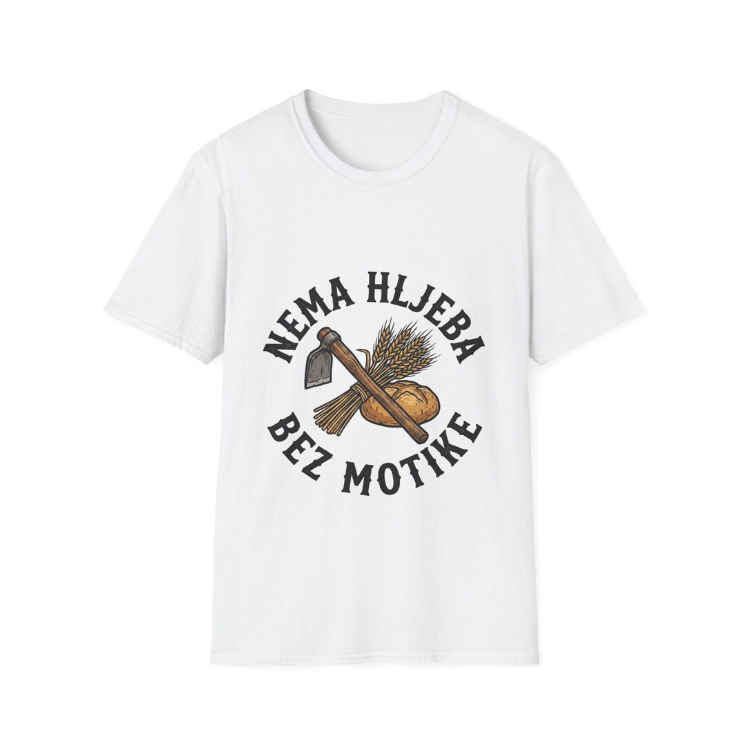 Nema Hljeba Bez Motike T-shirt | Vintage Axe, Wheat Illustration - Etsy