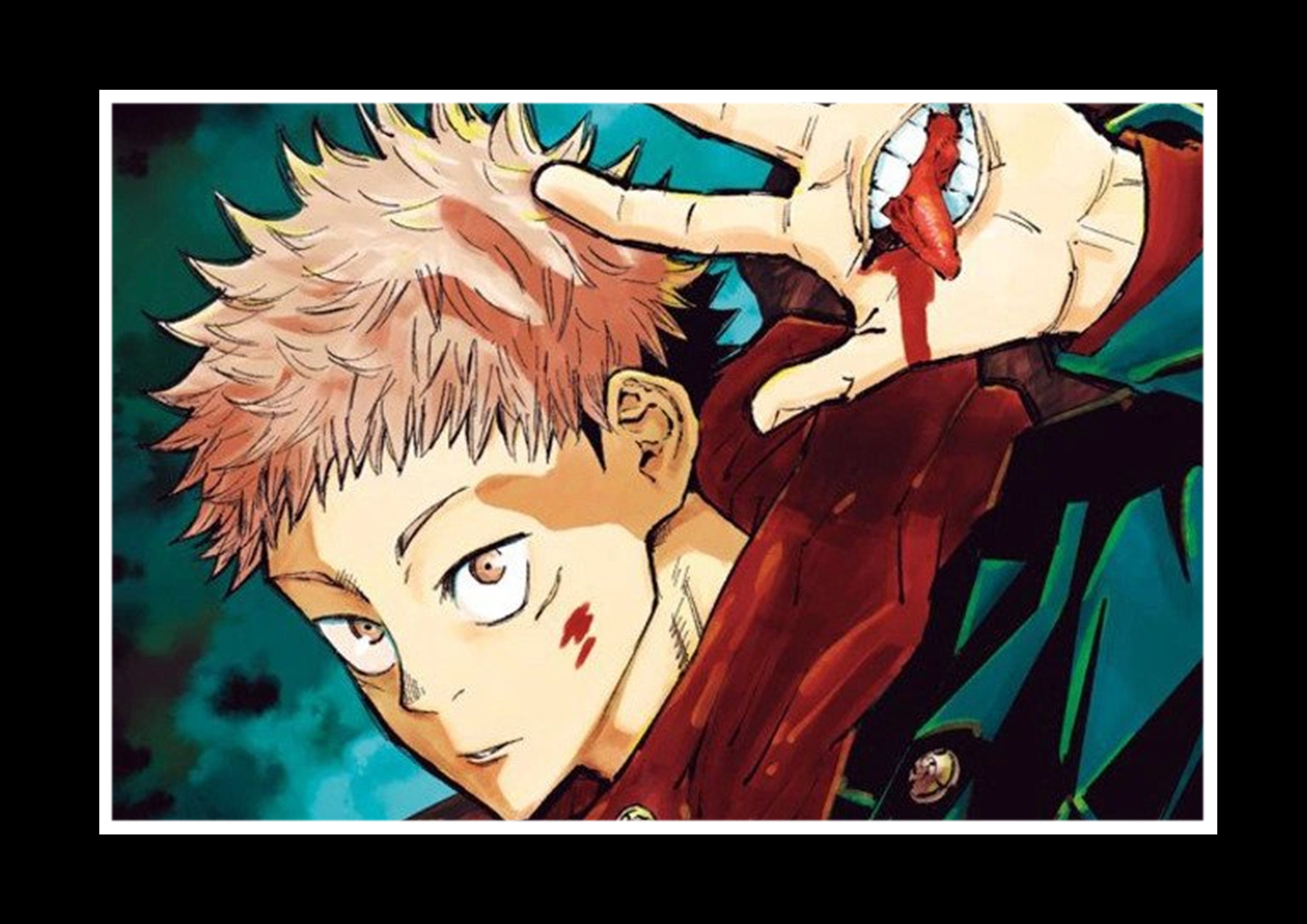 Jujutsu Kaisen Vol1. Yuji & Sukuna Cover Art Edit Reproduction - Etsy