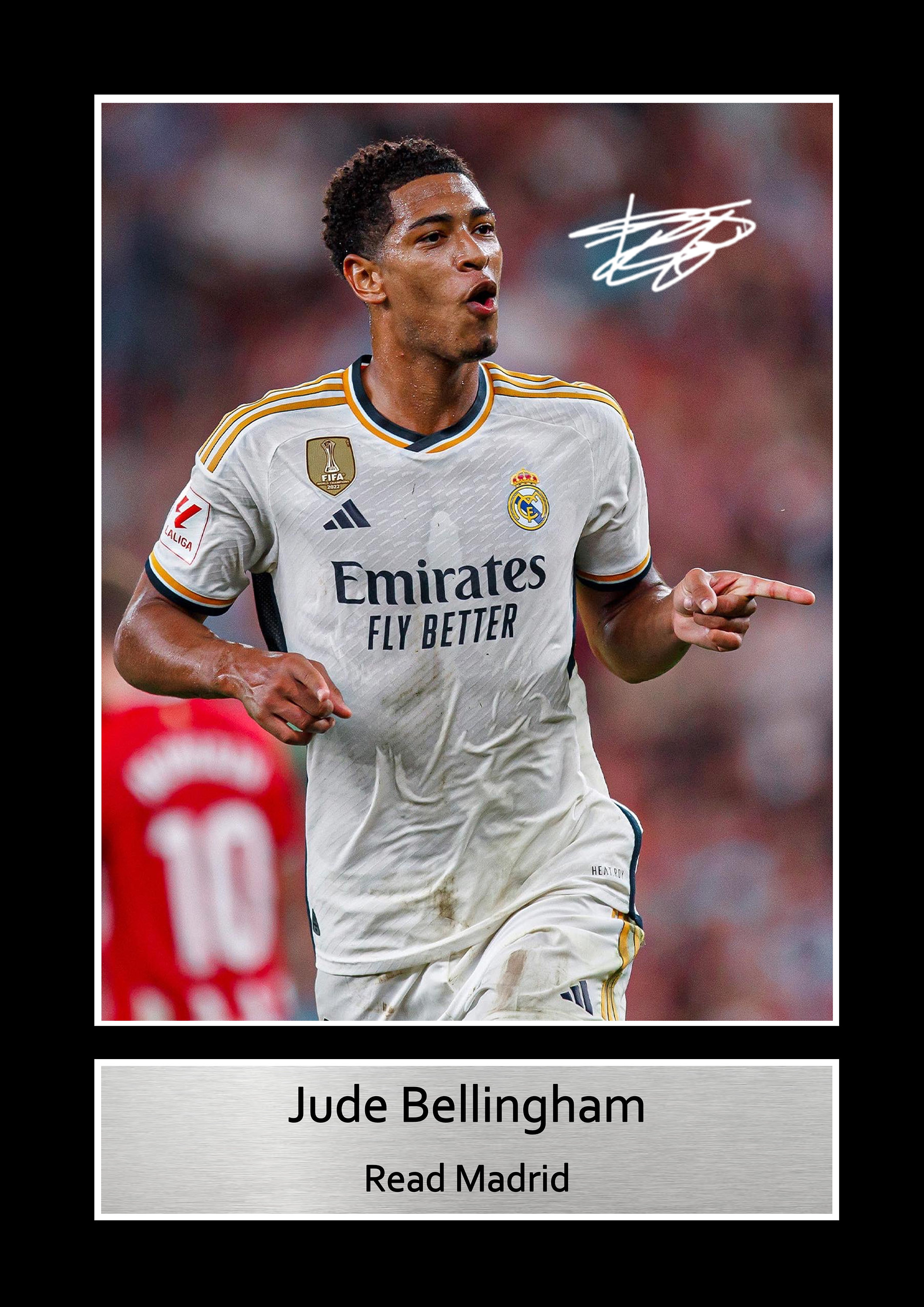 Jude Bellingham Real Madrid Fc Signed Autographed Reproduction - Etsy UK
