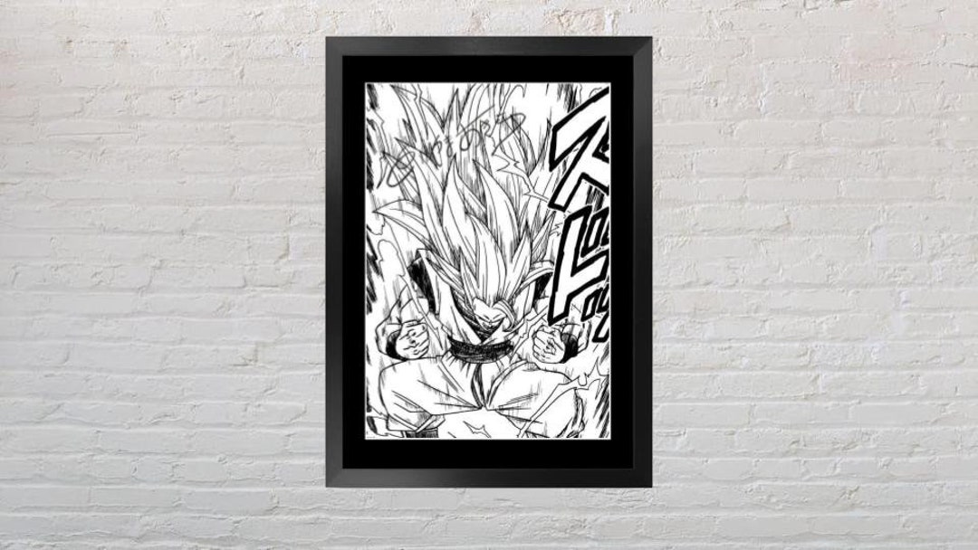 Akira-toriyama Dragon Ball Super Goku SSJ 3 Signed Autographed - Etsy