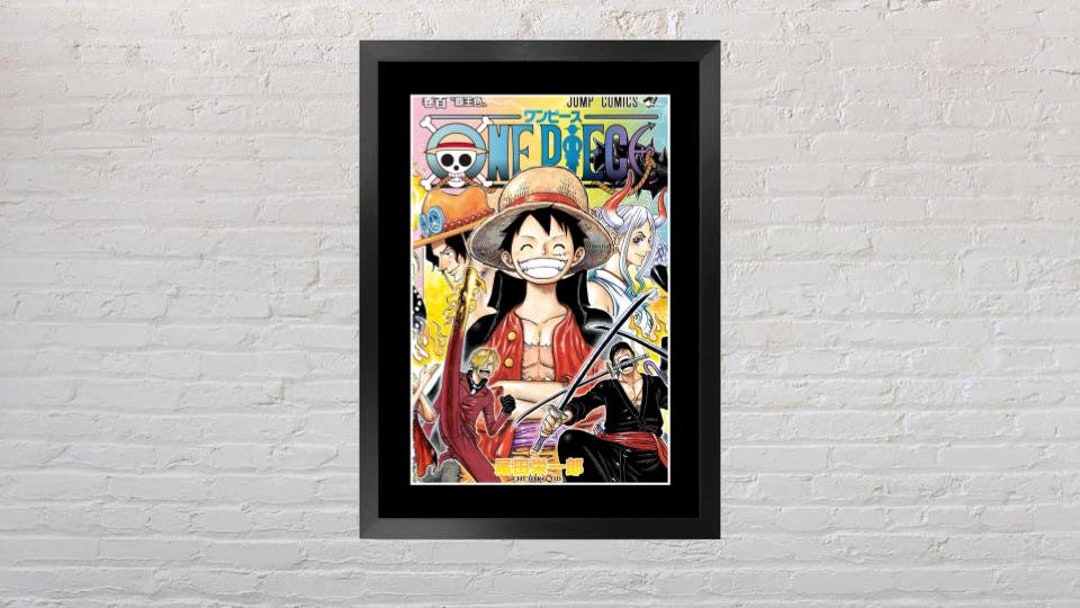 One Piece Vol100. Luffy Zoro Sanji Cover Art Reproduction - Etsy