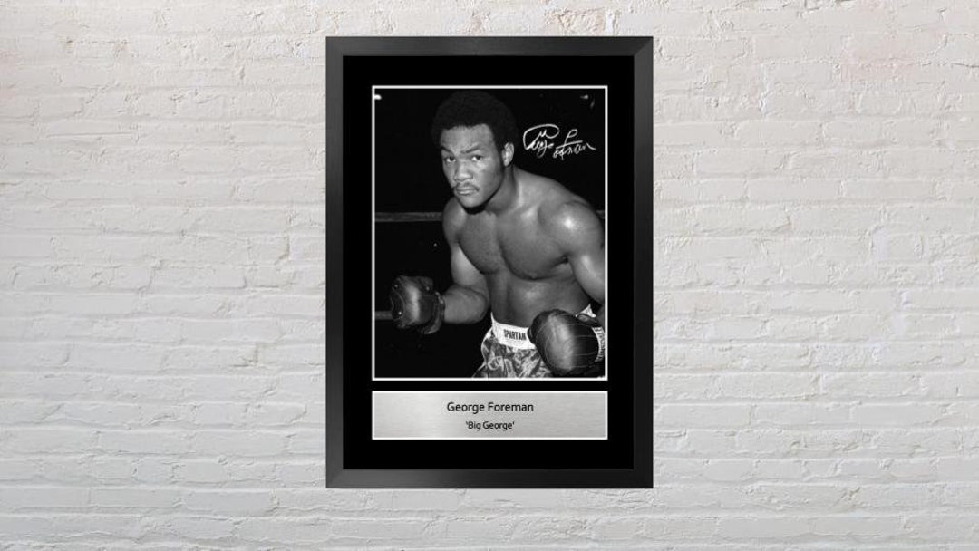 George Foreman Boxing Icon's Signed Autographed - Etsy