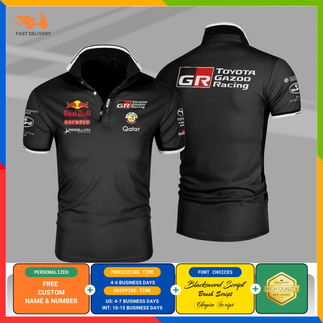 Personalized Toyota Gazoo Logo F1 Racing Team 3D Polo Shirt - Etsy
