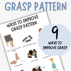 Grasp Patterns, Handwriting Pencil Grasps, School Occupational Therapy ...