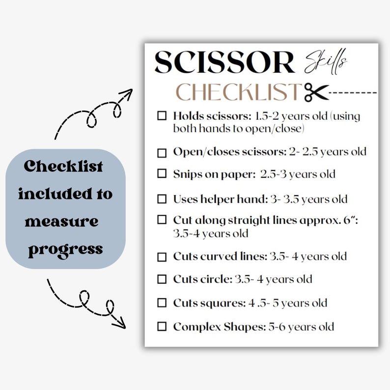 Scissor Cutting Practice Worksheets Strips, Scissor Skills Printable ...