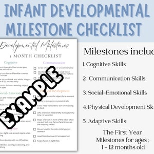 Infant Developmental Milestones, Baby's First Year Milestones, Baby ...