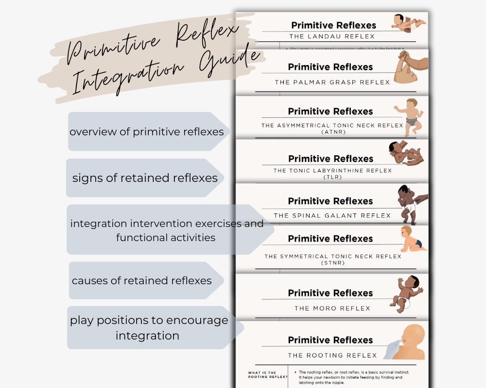 Primitive Reflex Integration Guide: Exercises for Pediatric ...