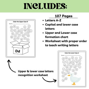 Alphabet Letter Formation Worksheets, Writing Practice, Tracing ...