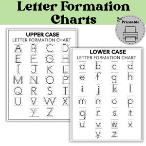 Alphabet Letter Formation Worksheets, Writing Practice, Tracing ...