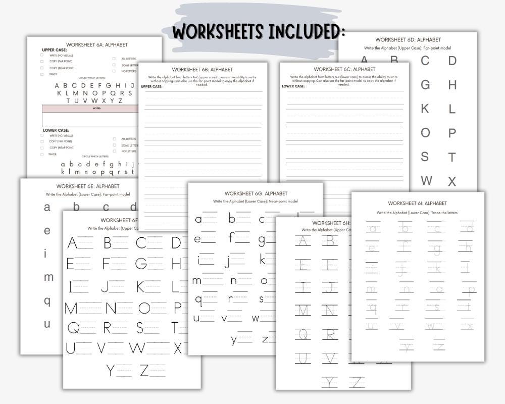 School OT Evaluation Template, School-based Occupational Therapy ...
