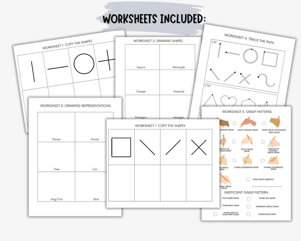 School OT Evaluation Template, School-based Occupational Therapy ...