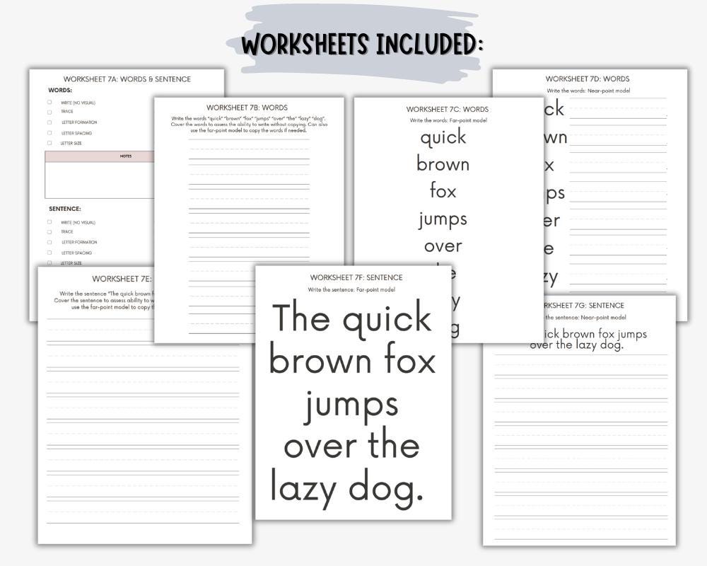 School OT Evaluation Template, School-based Occupational Therapy ...