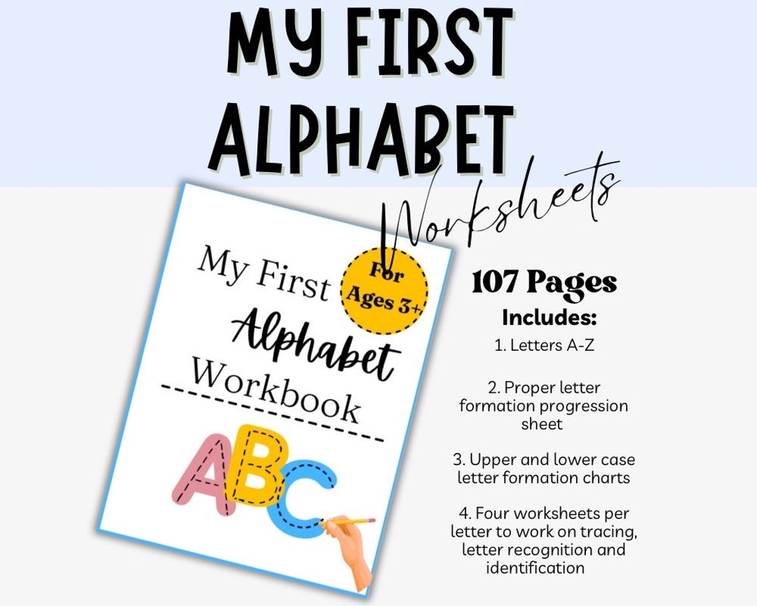 Alphabet Letter Formation Worksheets, Writing Practice, Tracing ...
