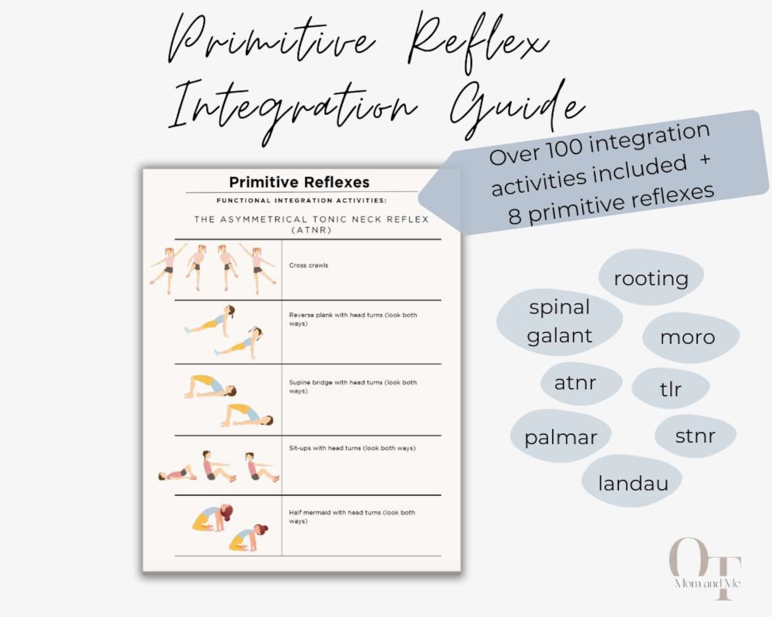 Primitive Reflex Integration Guide, Pediatric Occupational Therapy - Etsy