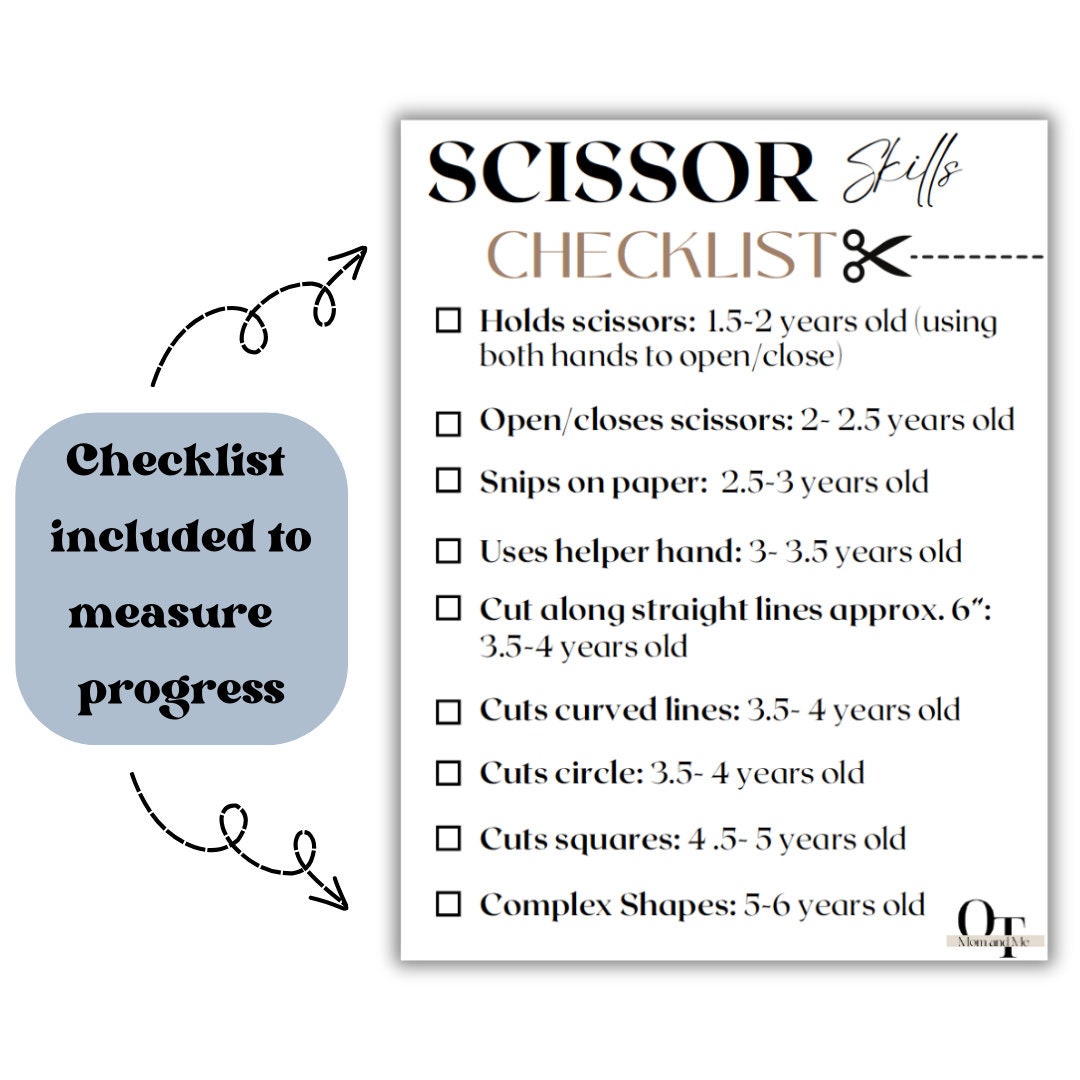 Scissor Cutting Practice Worksheets Strips, Scissor Skills Printable ...