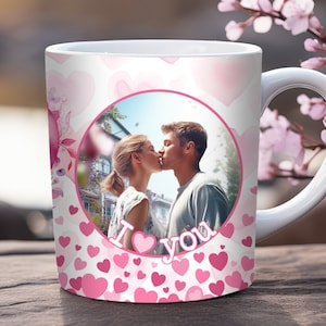 Photo Mug Wrap, PNG, 11oz and 15 Oz Mug Design, Picture Mug Wrap ...