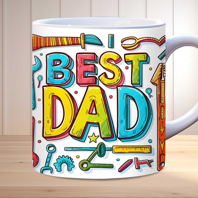 Best Dad Mug - Etsy