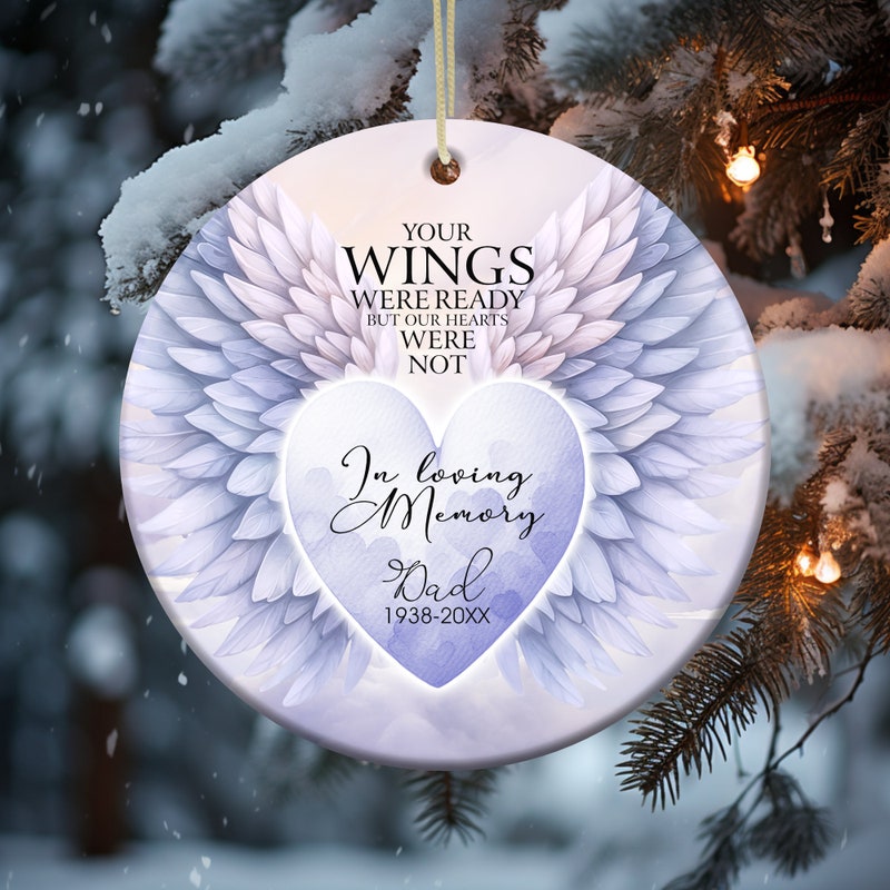 Angel Wings Ornament - Etsy