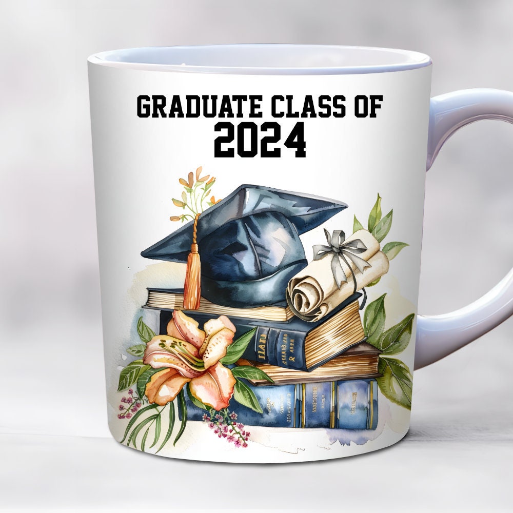 Graduate Class of 2024 Mug Wrap, 11oz, 15oz Mug Wrap Template ...
