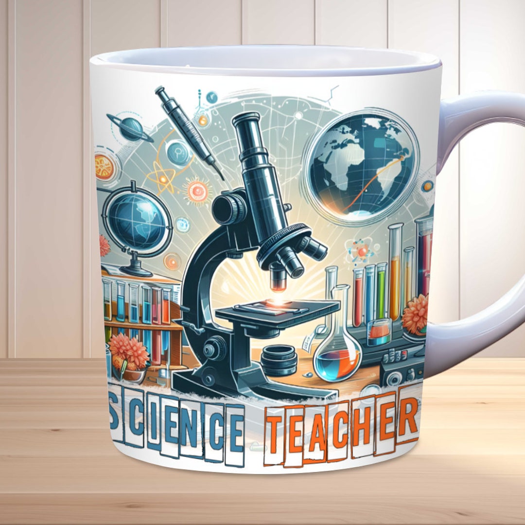 Science Mug Wrap, 11oz, 15oz Mug Wraps, Science Teacher Mug Wrap, Mug ...