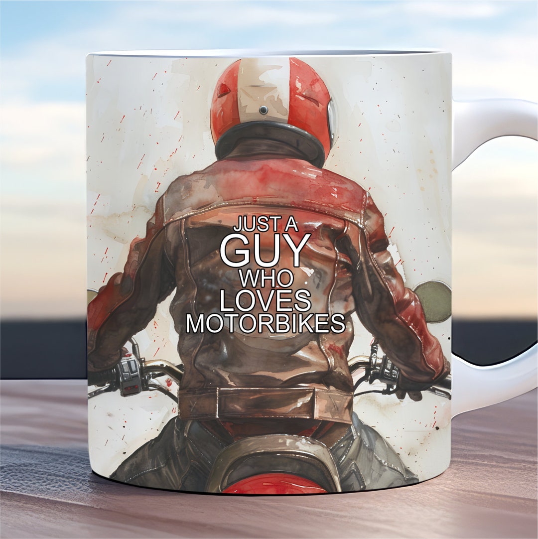 Motorcycle Mug Wrap, 11oz and 15oz Mug Wrap Template, PNG Pink ...