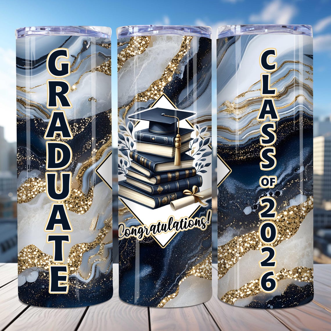Graduation Tumbler Wrap, Graduate Class of 2026 Tumbler Wrap, 20oz ...