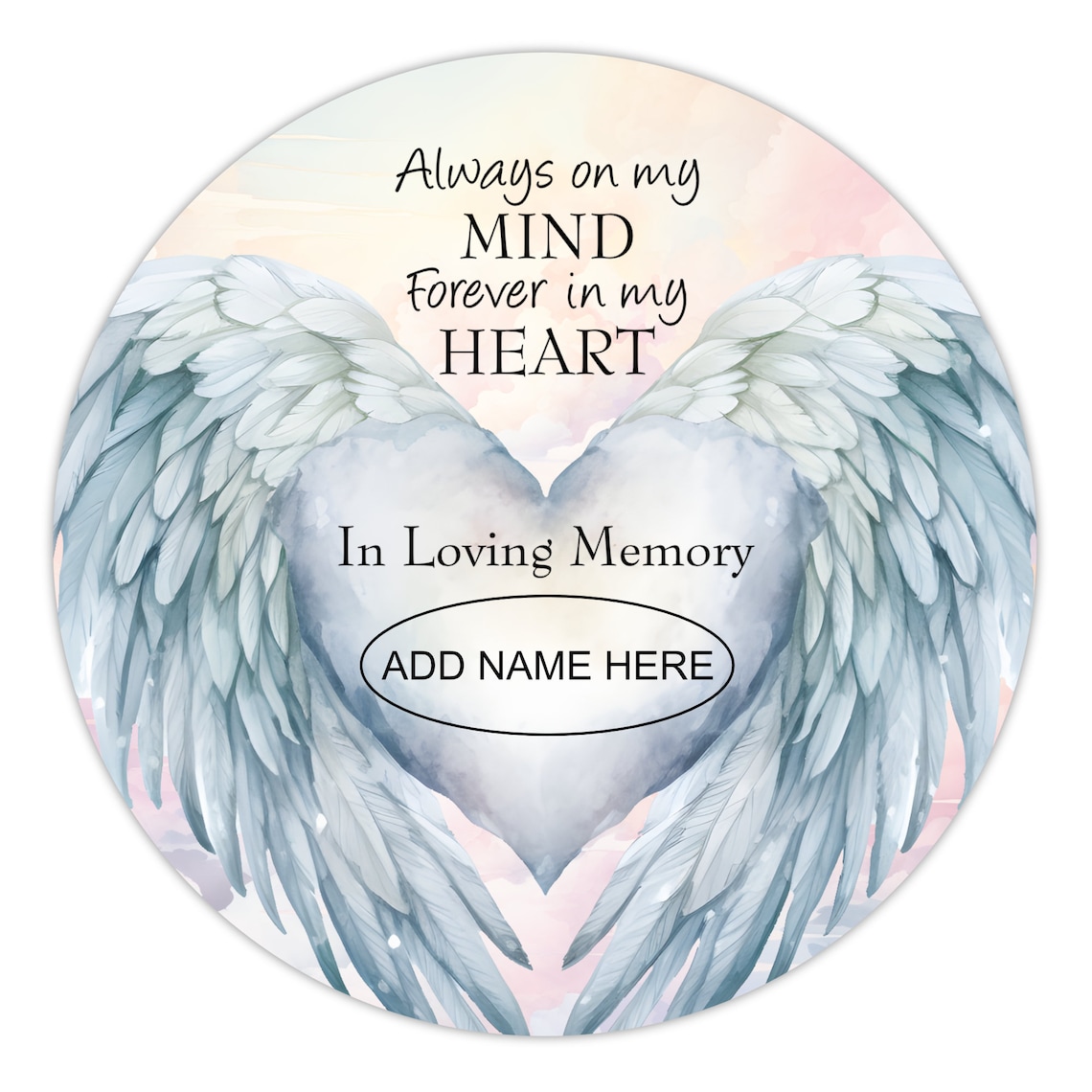 Angel Memorial Ornament PNG Personalized Remembrance - Etsy Canada