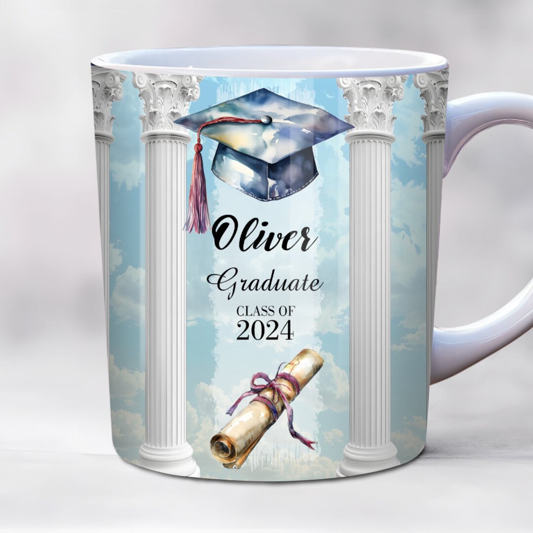 Graduate Class of 2024 Mug Wrap, 11oz, 15oz Mug Wrap Template ...