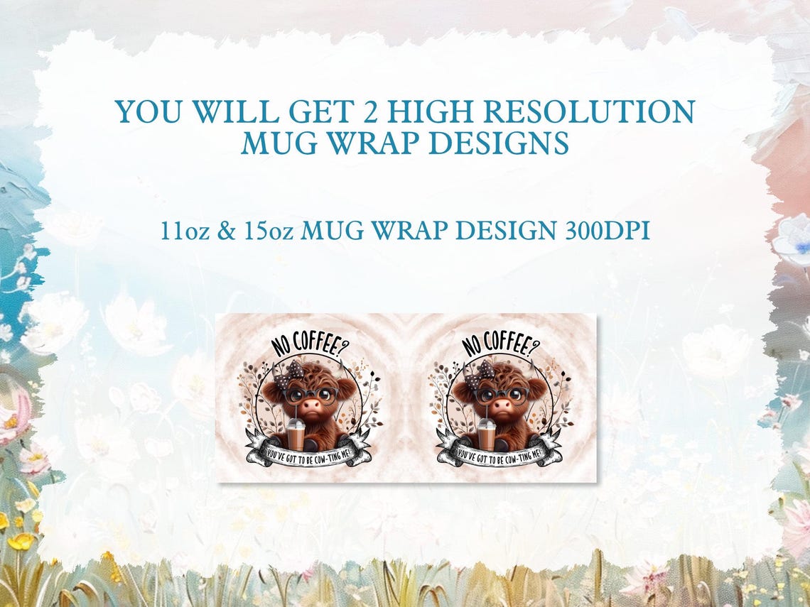 Coffee Addict Mug Wrap, 11oz and 15oz PNG Sublimation Template ...