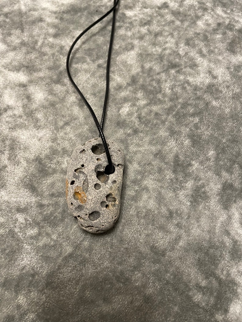 Authentic Welsh Hag Stone Necklace CHOOSE ONE Adder Stone Fairy Stone ...