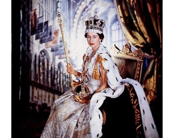 Queen Camilla Coronation Hand Signed Photo Print | British Royal Family ...