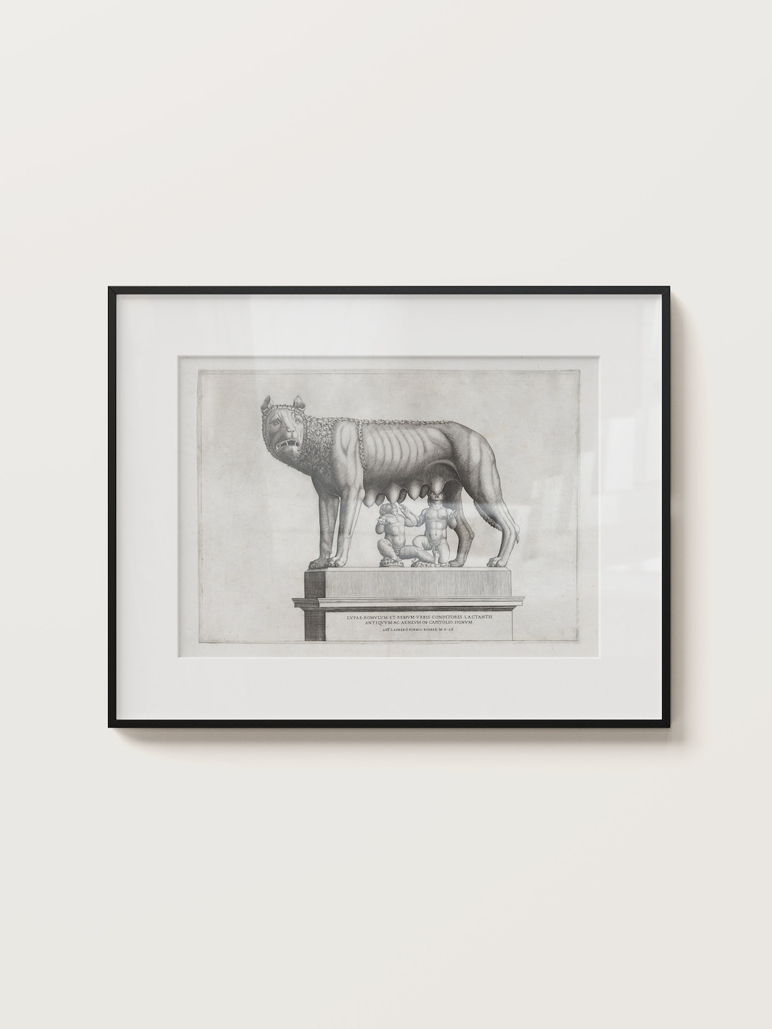 Romulus and Remus "speculum Romanae Magnificentiae" | Drawing ...