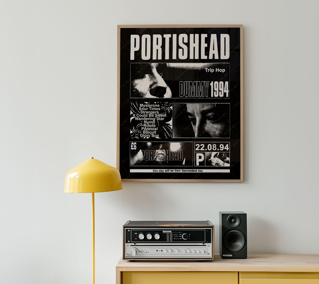 Vintage Portishead Digital Download Poster, Vintage Wall Art Print ...