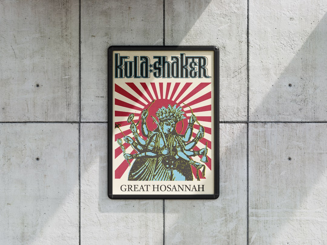 Kula Shaker Fanart Digital Download Poster, Vintage Wall Art Print ...