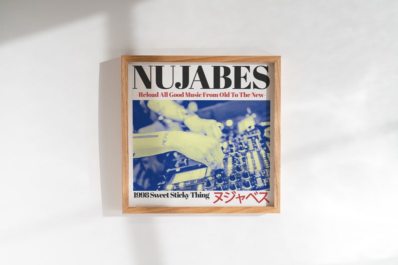 Nujabes Digital Download Poster, Vintage Wall Art Print, Retro Poster ...
