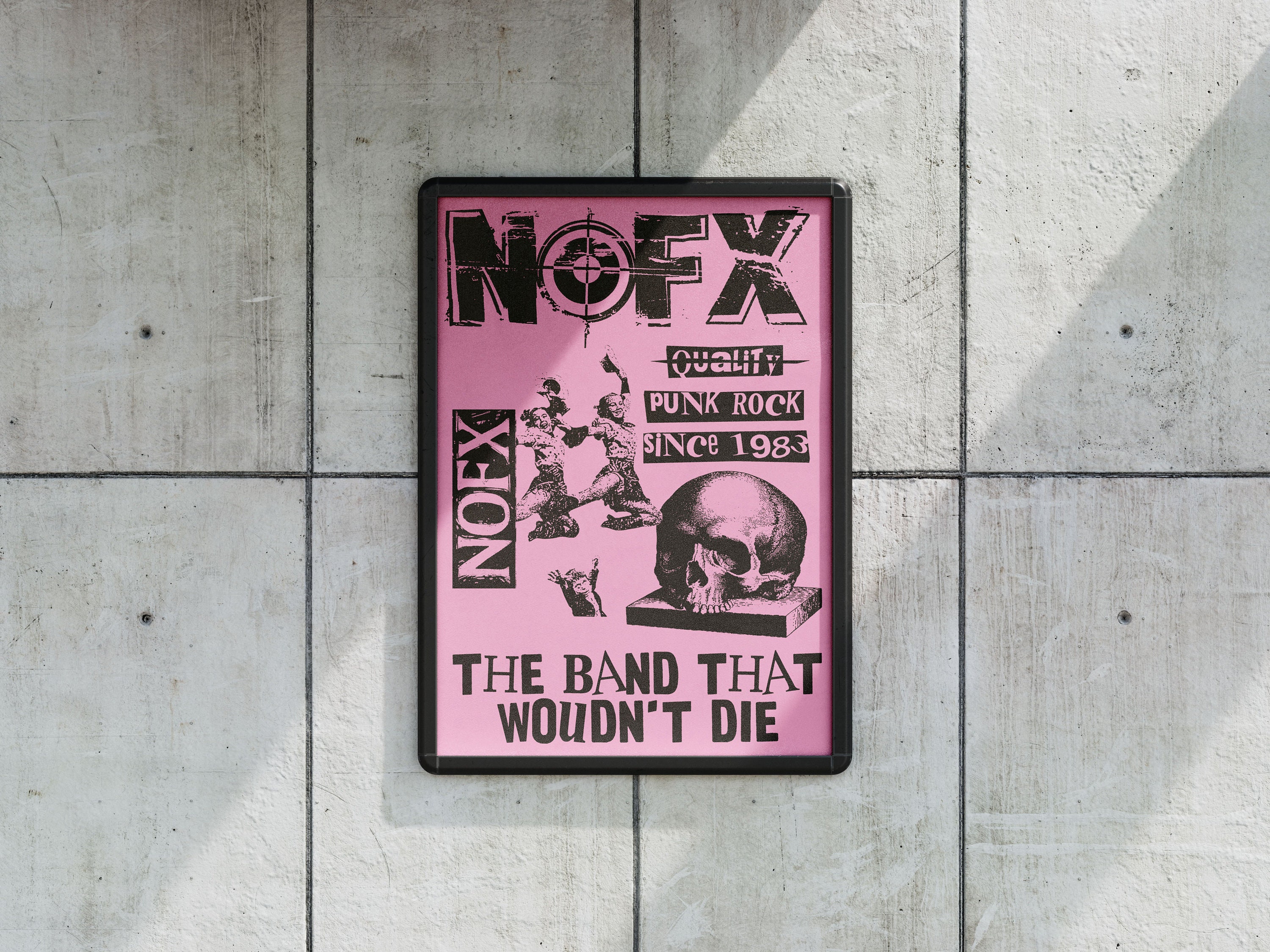 Vintage NOFX Punk Rock Digital Download Poster, Vintage Wall Art Print ...