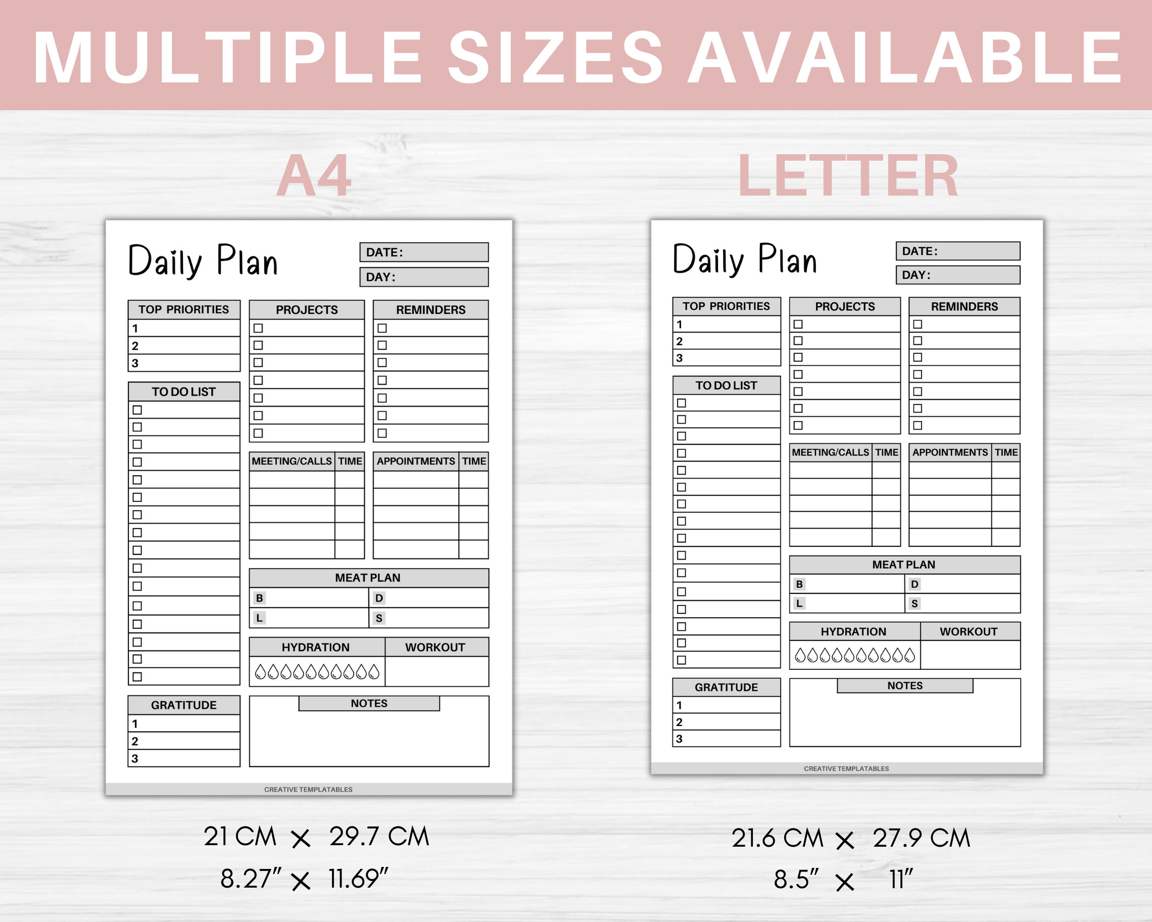 To-do List Planning List Printable To-do List Template Task Planner ...