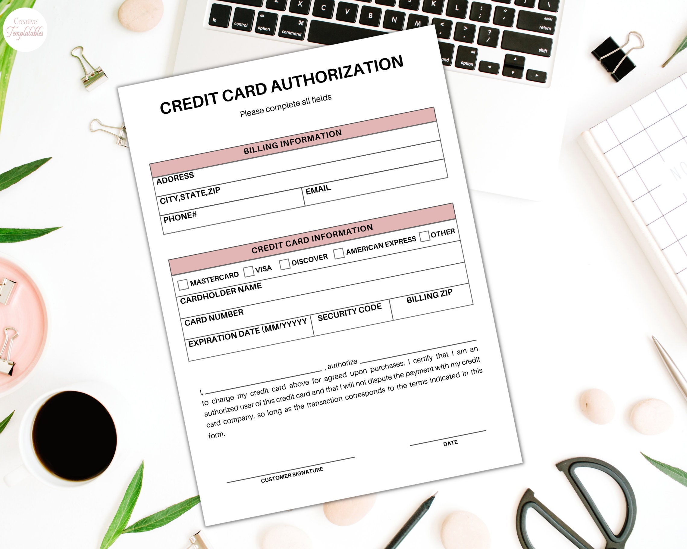 Credit Card Template Edtable Debit Card Business Card Bank Card Payment ...