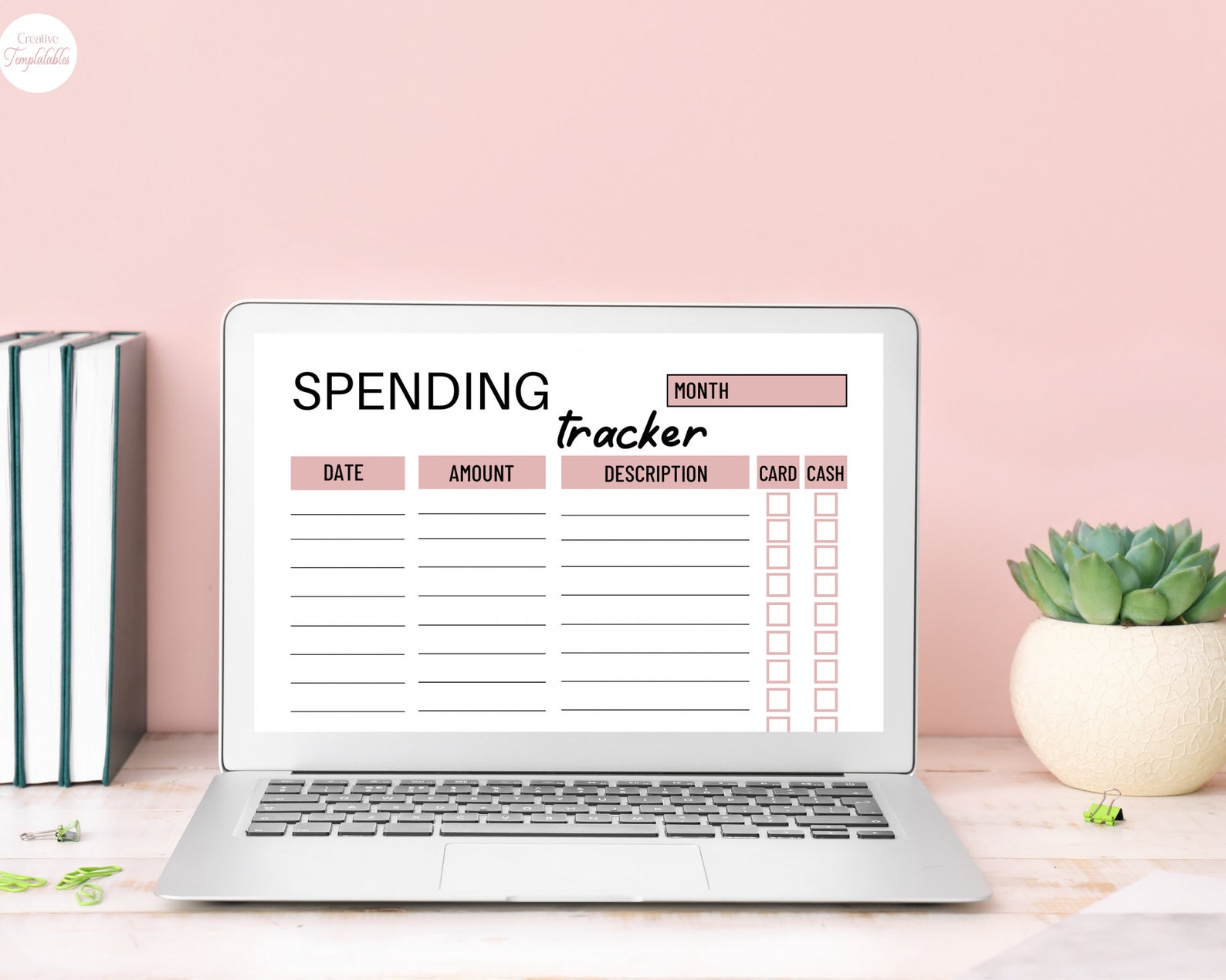 Spending Tracker Printable Expense Tracker Budget Tracker Financial ...