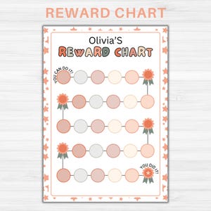 Kids Reward Certificate and Chart Good Behavior Tracking Kids Behavior ...