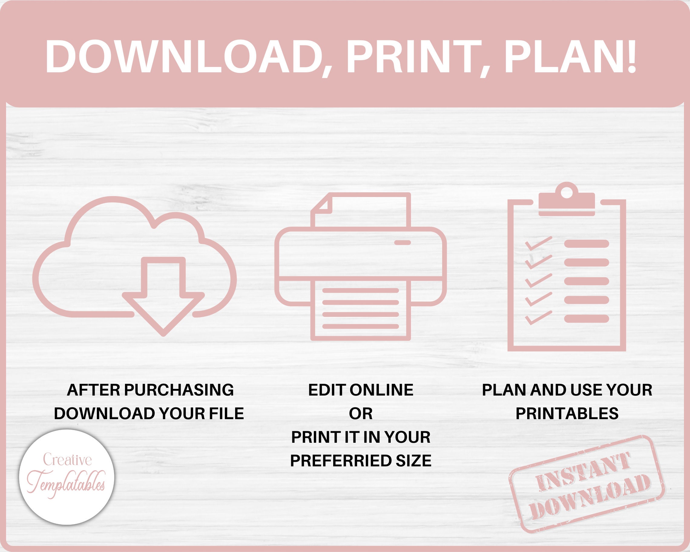 Chore Chart Editable Responsibilities Chart Chore List Routine Chart ...