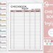 Checkbook Register Printable Check Transaction Tracker Checkbook Log ...