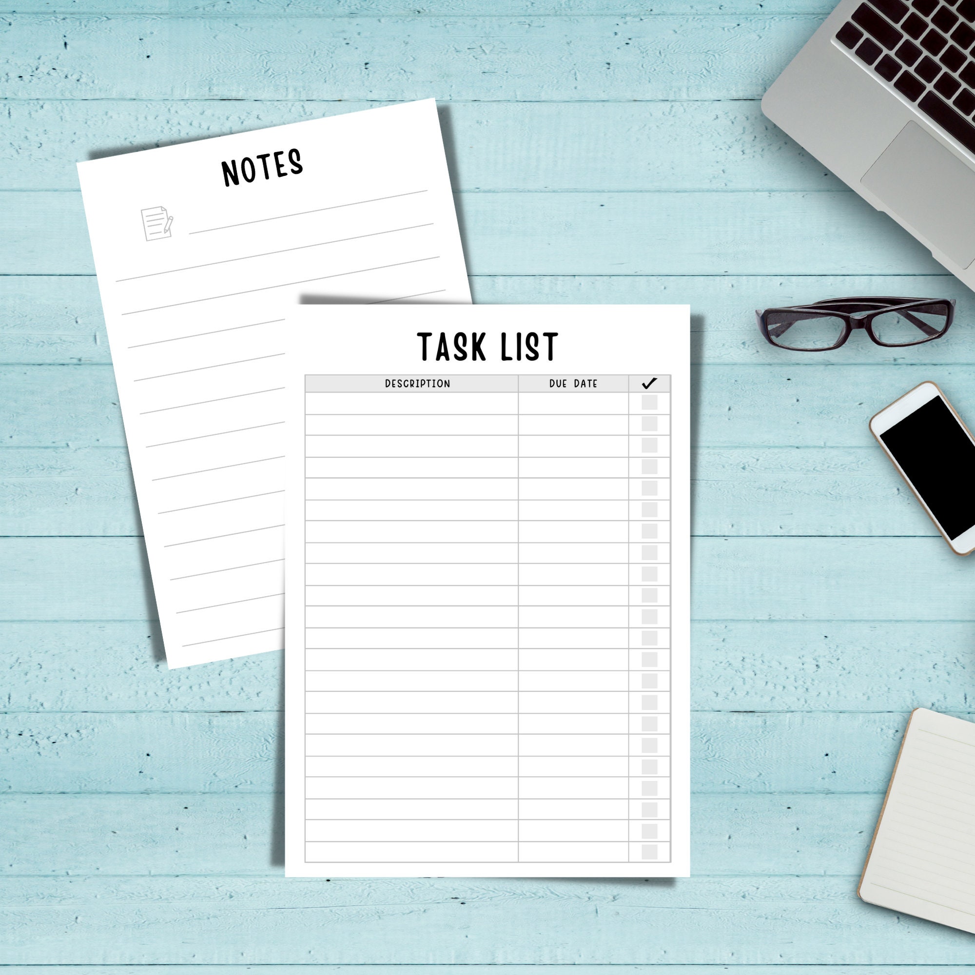 Productivity Planner Printable Personal Planner Task Management Planner ...