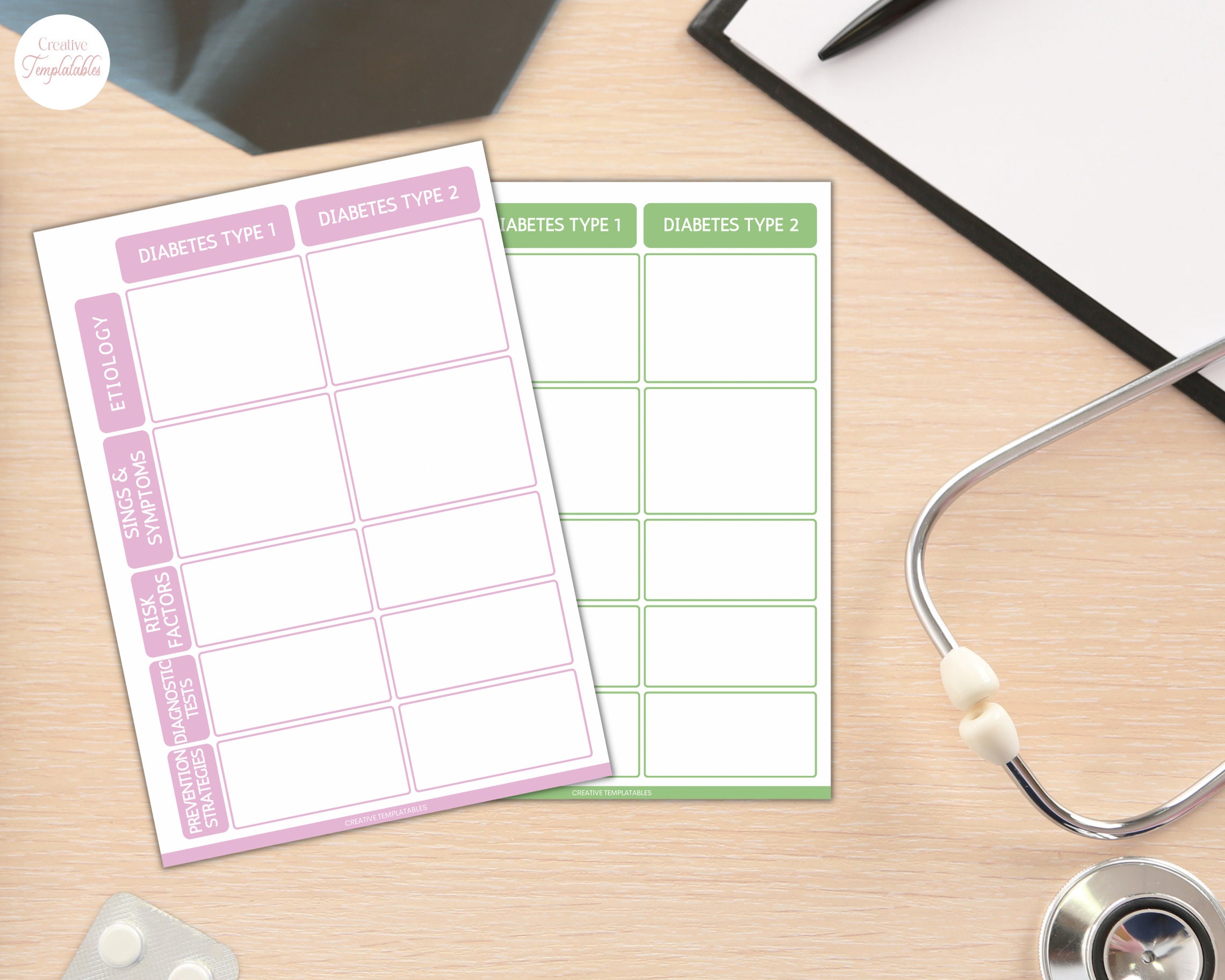 Diabetes Template Printable Diabetes Tracker Diabete Log Diabetes ...