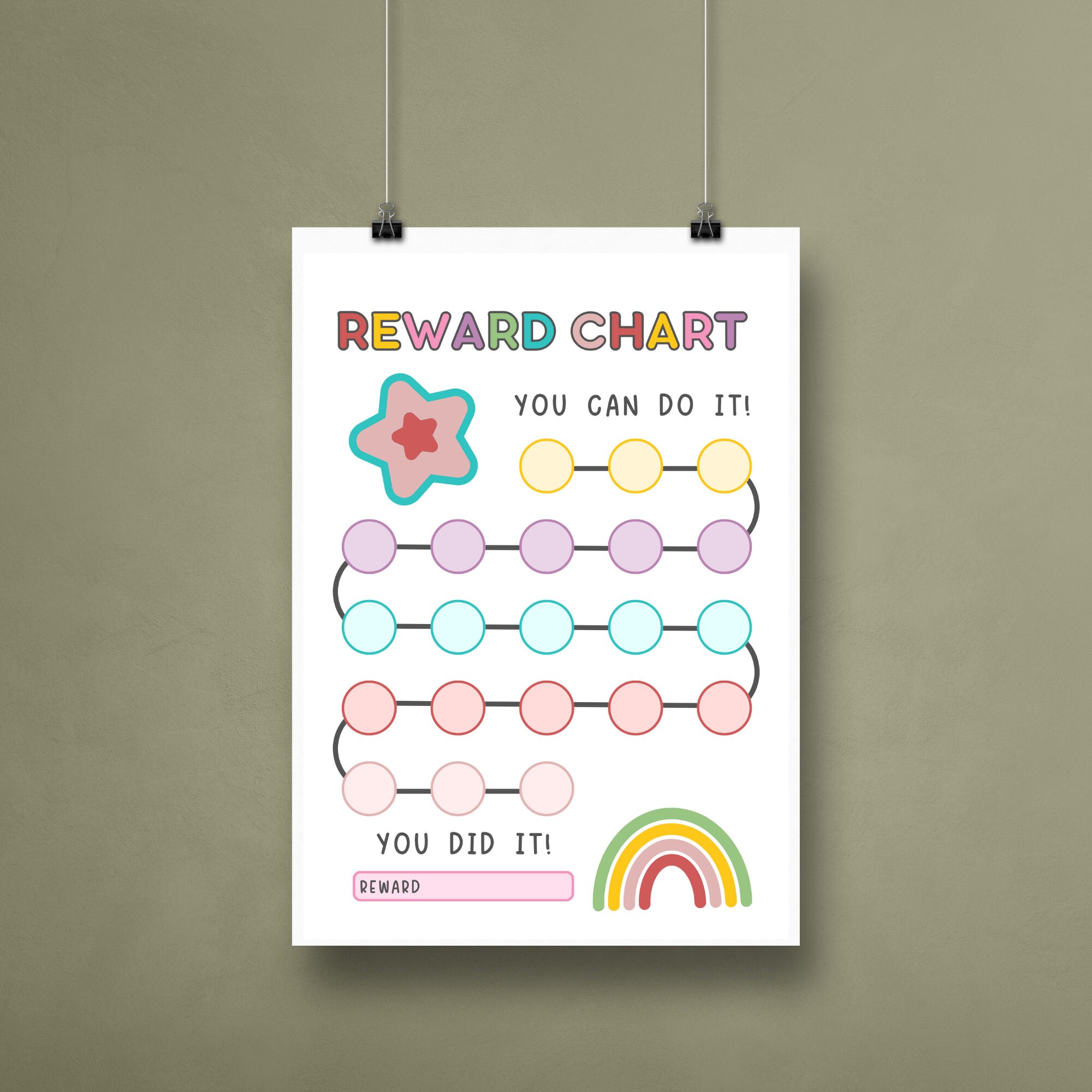 Kids Reward Chart Editable | How to Earn Money Chore Chart | Editable ...