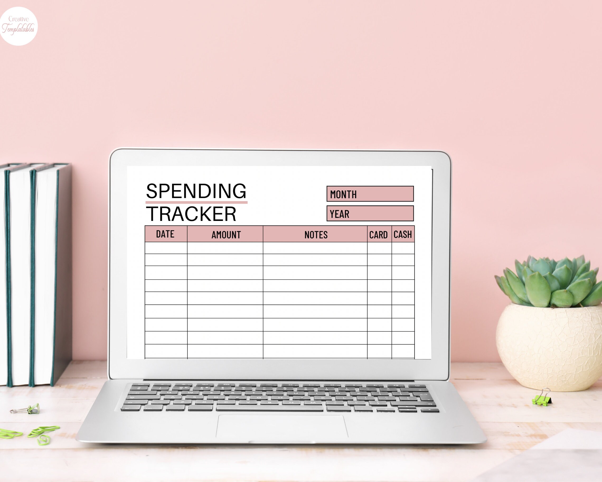 Spending Tracker Printable Expense Tracker Budget Tracker Financial ...