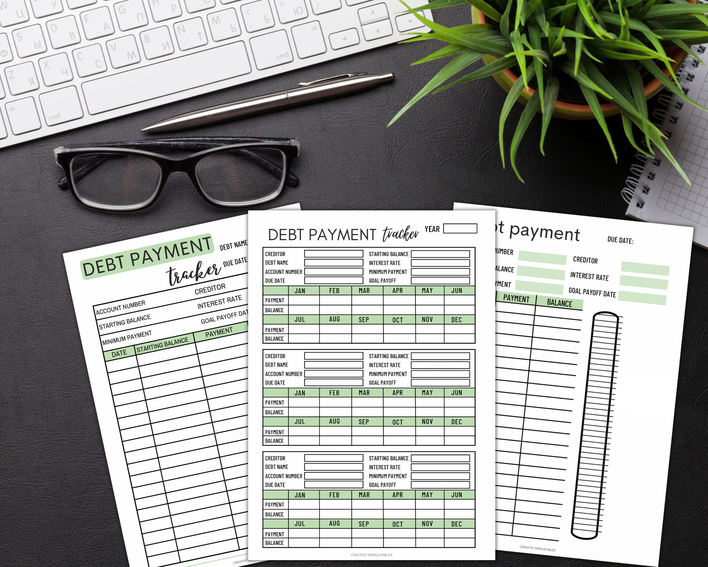 Debt Tracker Printable Debt Snowball Debt Payoff Tracker Dave Ramsey ...