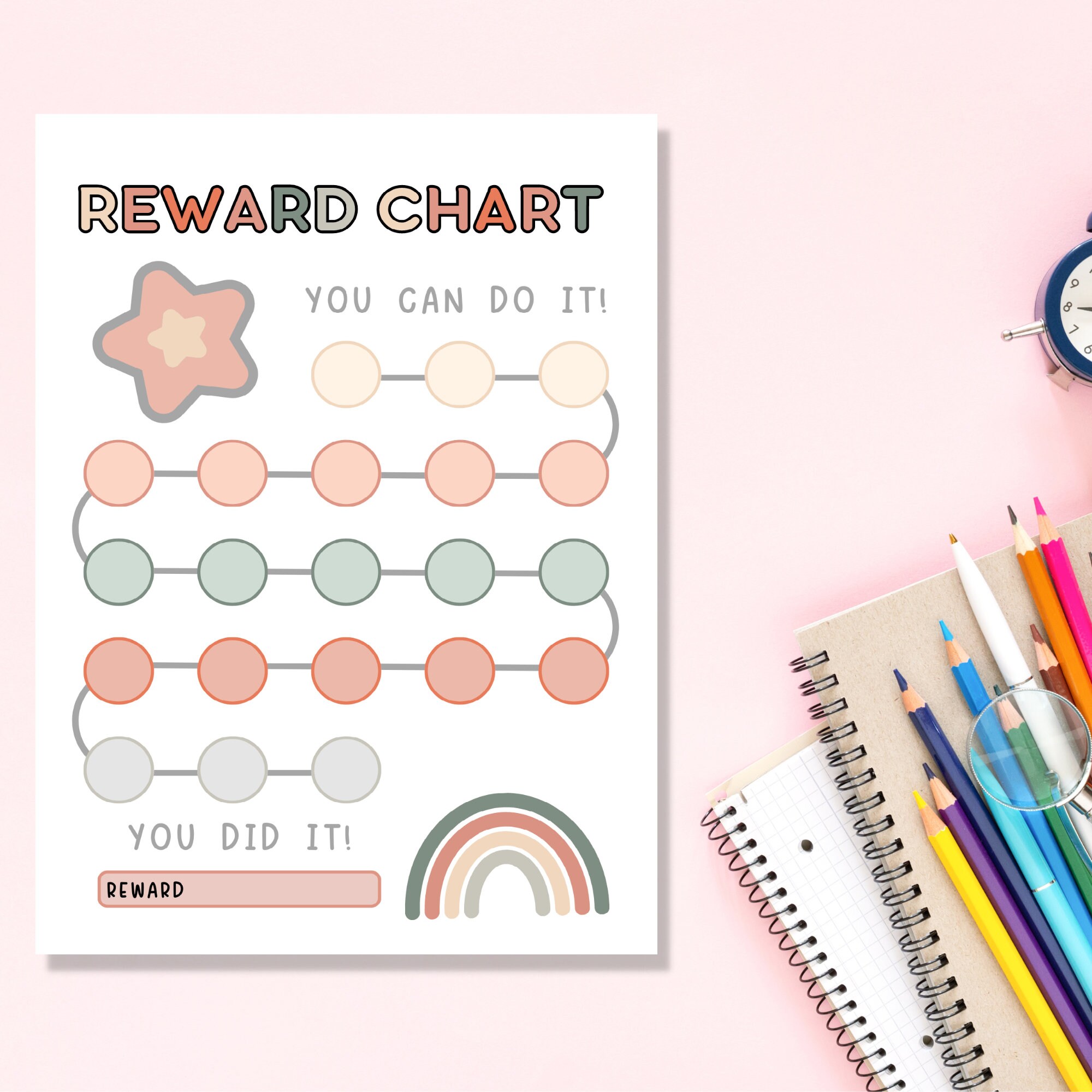 Kids Reward Chart Editable | How to Earn Money Chore Chart | Editable ...