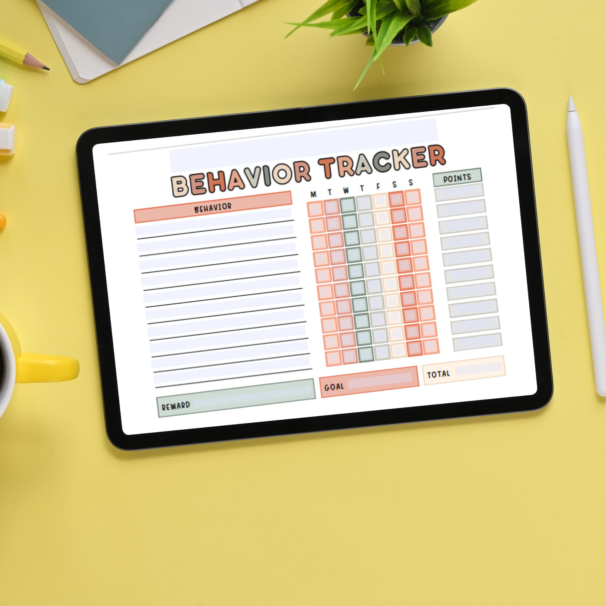 Behavior Reward Chart for Kids Good Behavior Tracking - Etsy