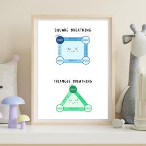 Breathing Cards Printable Exercise Activity Cards Calm Down Corner ...